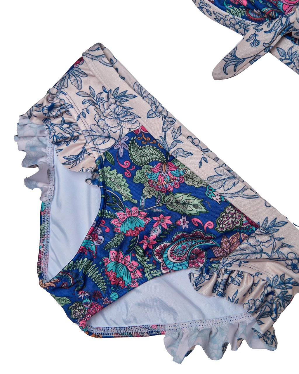 Matching Sibling Swimwear – Girls 3 Piece Swim Set (River) | Olga ...