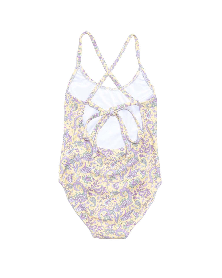 Tie Back One Piece Swimsuit (Luna Spirit) – Olga Valentine Swimwear