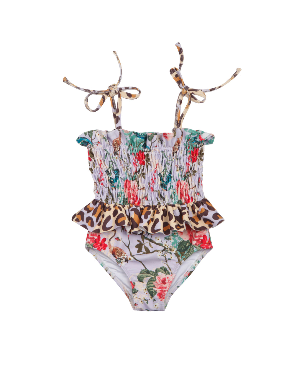 Baby Girls Nautical One Piece Swimsuit with Frills – Olga Valentine ...