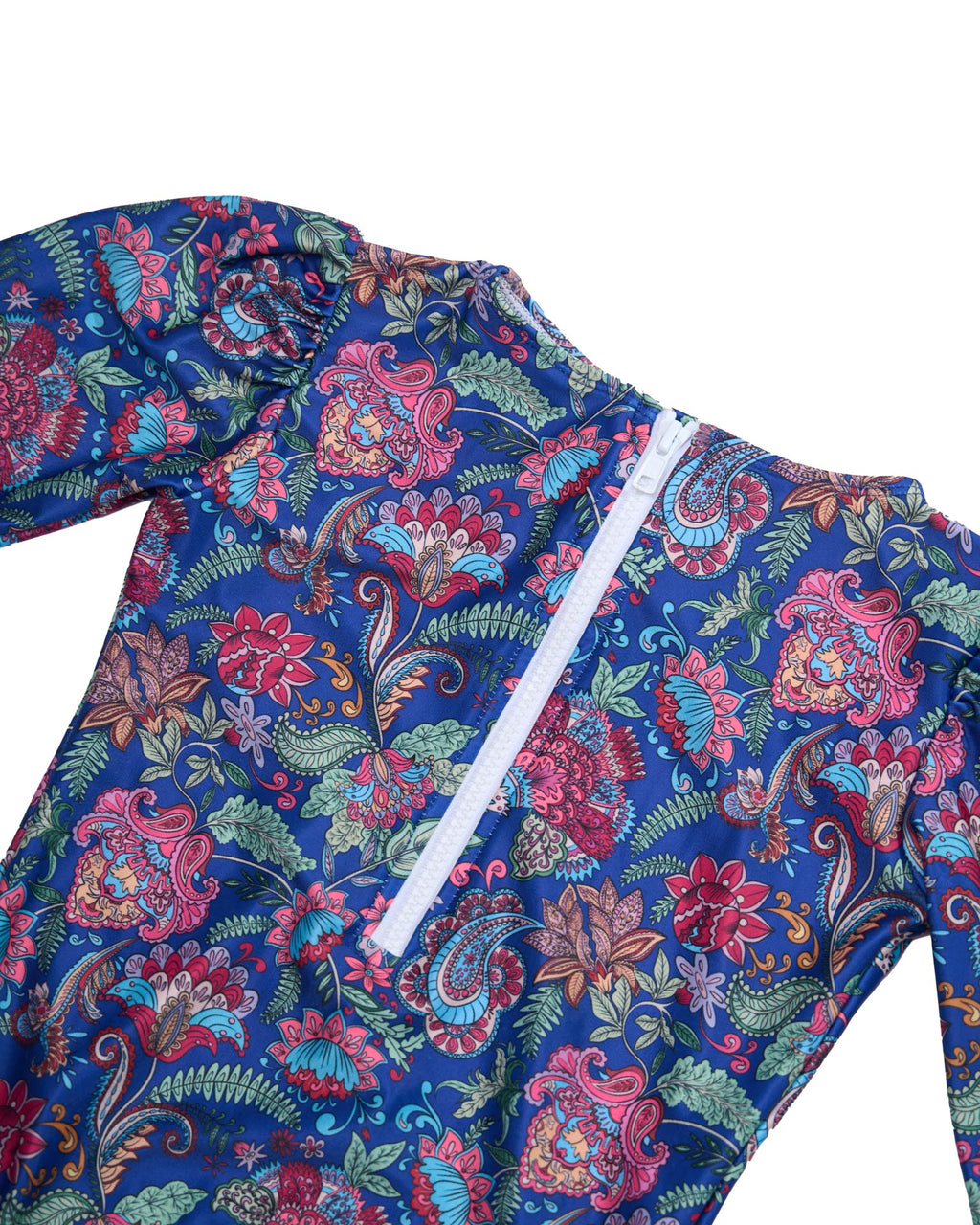 Long Sleeve One Piece Swimsuit with Side Ties – Olga Valentine Swimwear