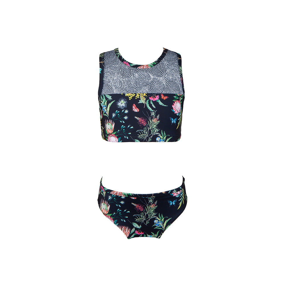 Waltzing Matilda Racer Back Mesh Bikini (Ned) – Olga Valentine Swimwear